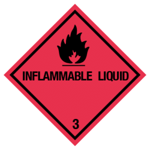 IMO label inflammable liquid - Vanlommel Graphic Design & Printing